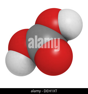 Carbonic acid (H2CO3) molecule, chemical structure. Found in carbonated ...