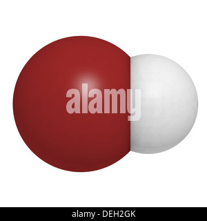Hydrobromic acid molecule Stock Photo - Alamy
