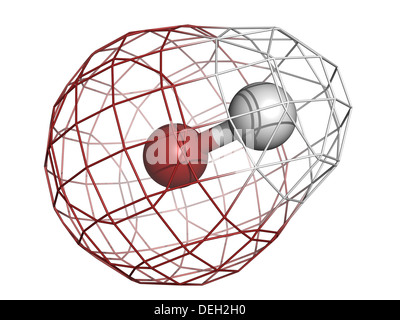 Hydrobromic acid molecule Stock Photo - Alamy