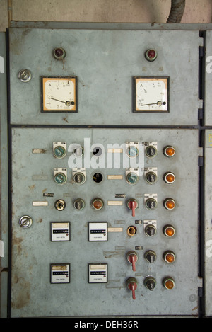 Old control panel Stock Photo - Alamy