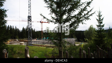 Mansion of the Czech billionaire Zdenek Bakala in Modrava, central part ...