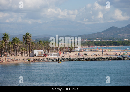 Frejus Cote d'Azur French Riviera France beach Stock Photo - Alamy