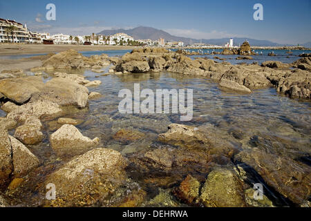La Duquesa beach Manilva Malaga Andalusia Spain Stock Photo - Alamy
