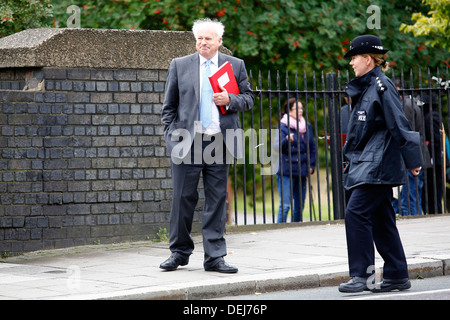 Judge Keith Cutler during a jury site visit in Tottenham, north London ...