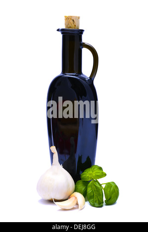 bottle with vinegar isolated on white Stock Photo - Alamy