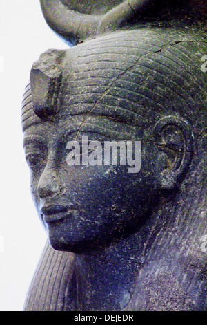 Amenhotep III and Queen Tiye Statue at the Cairo Museum Stock Photo - Alamy