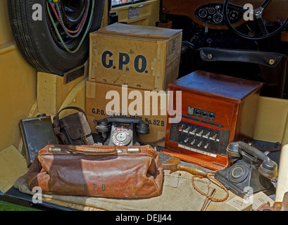 Old Post Office van from the early 1970s Stock Photo - Alamy