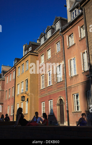 Warsaw, Poland, Street Scenes, Old Town Center, Historic Architecture ...