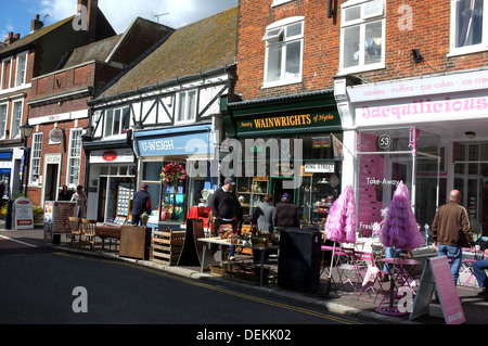 hythe small coastal market town in kent uk 2013 Stock Photo - Alamy
