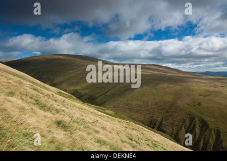 The Ochils, Clackmannanshire, Scotland, UK. View from Wood Hill above ...
