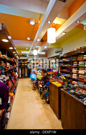 Interiors of a department store, FabIndia, Candolim, North Goa, Goa ...