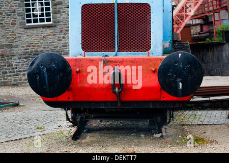 Railway Engine buffers Close /up Stock Photo - Alamy