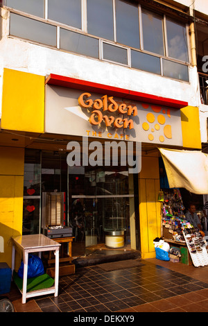 Entrance of a bakery shop, Golden Oven Cake Shop, Mapusa, North Goa ...