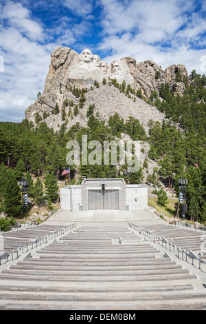 Amphitheater and Mount Rushmore, Mount Rushmore National Memorial ...