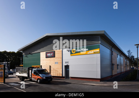 Travis Perkins builders merchant yard in Littlehampton Stock Photo - Alamy