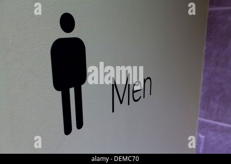 Mens room sign Stock Photo - Alamy