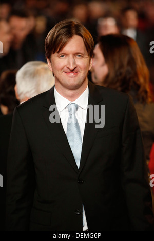 British director Tom Hooper arrives for the world premiere of Les ...