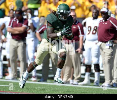Waco, Texas. Sept 21, 2013. Sam Holl #25 of the Baylor Bears in action ...