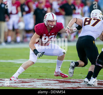 Linebacker Trent Murphy (93) of Stanford, who was chosen in the second ...
