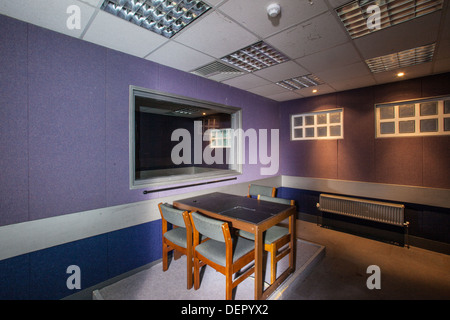 Police station interview room Stock Photo - Alamy