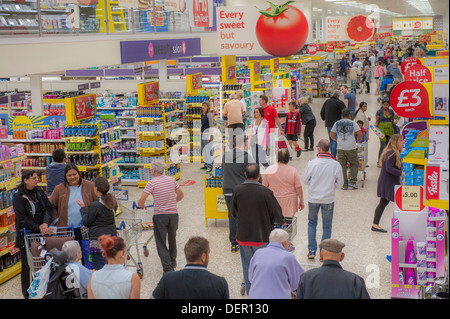 5th largest UK Tesco Extra in the UK Beaumont Leys , Leicester . A ...