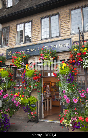 National Trust gift shop on Market Place, Wells, Somerset, England, UK ...