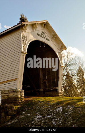 Kennedy Bros Covered Bridge Connersville Indiana Stock Photo - Alamy