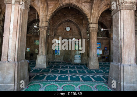 Interiors of a mosque, Sidi Saiyyed Mosque, Ahmedabad, Gujarat, India ...