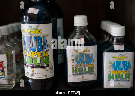 Aruba rum bottles Stock Photo - Alamy