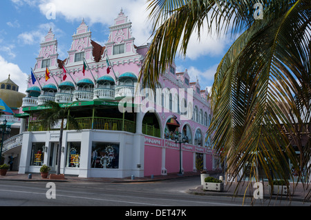 Dutch Colonial architecture Oranjestad Aruba Stock Photo - Alamy
