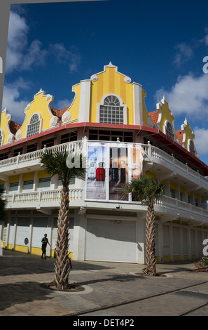 Dutch Colonial architecture Oranjestad Aruba Stock Photo - Alamy