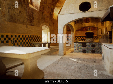 The kitchen of the Certosa di Padula, Campania, Italy Stock Photo - Alamy