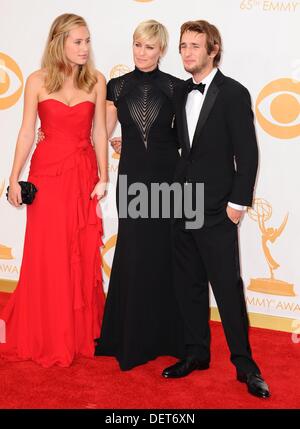 Robin Wright, Hopper Penn & Dylan Penn attends the 65th Annual ...