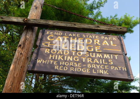Wooden hanging sign for North Conway Public Library, New Hampshire, USA ...