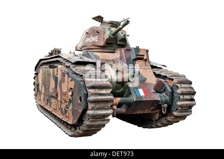 The Renault B1 bis is a French World War II tank on display at the ...