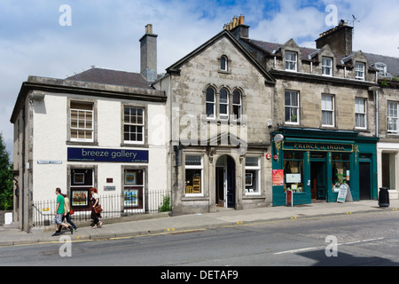 Peebles Town Centre, Scottish Borders, Scotland, UK Stock Photo ...