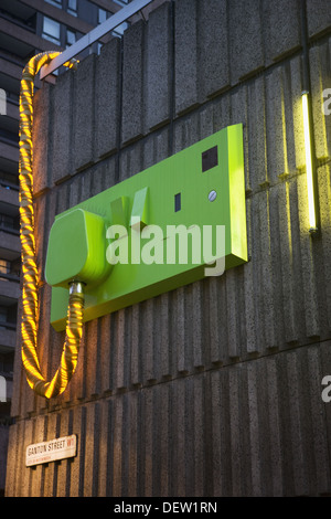 Giant Plug in Soho London England Stock Photo: 23156234 - Alamy