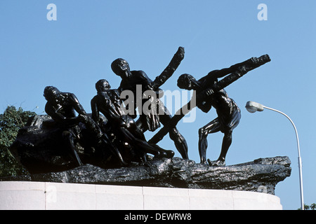 Labour Statue, Triumph of Labour statue, Marina Beach, Madras Stock ...