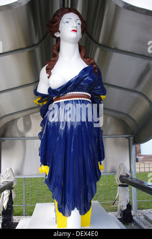 The Arethusa Venture Centre,Lower Upnor, Kent,UK. Showing the 19th ...