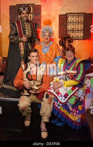 Aladdin Christmas Pantomime at the New Wimbledon Theatre, London ...