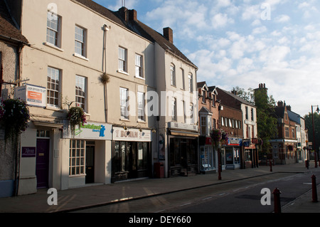 High Street shops Daventry Northamptonshire England Stock Photo - Alamy