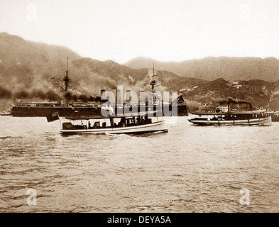 Royal Navy sailor of the Victorian period in uniform Stock Photo - Alamy