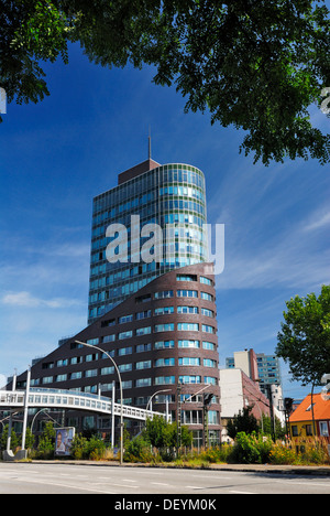 Office building Channel Tower, Channel Harburg, Harburg, Hanseatic City ...