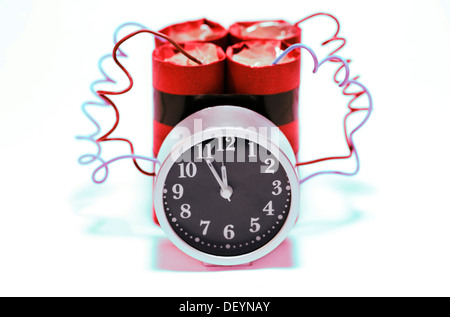 Symbol picture, time bomb. Bomb remote controlled explosive device ...