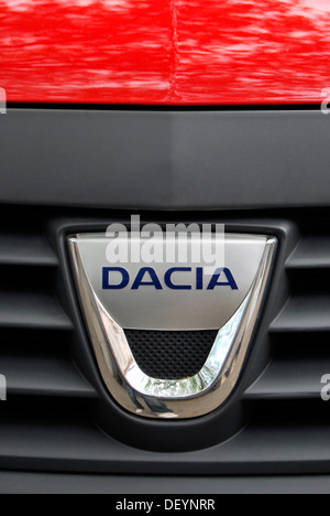 A close-up of a Dacia logo Stock Photo - Alamy