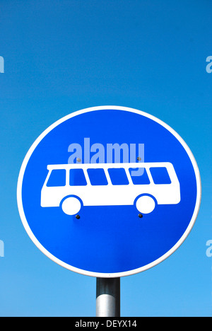 German road sign: bus stop Stock Photo - Alamy