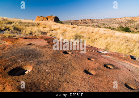 Mafuvha stone game board, Mapungubwe Hill, Mapungubwe National Park ...