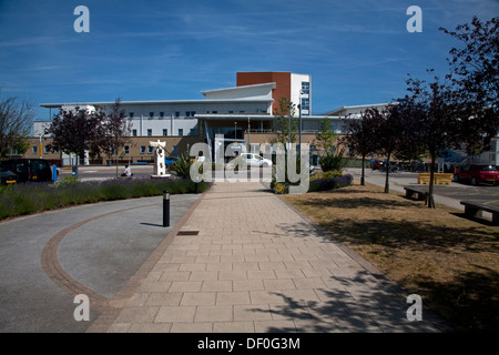 The exterior of Queen Mary's Hospital, Roehampton, London, England, UK ...