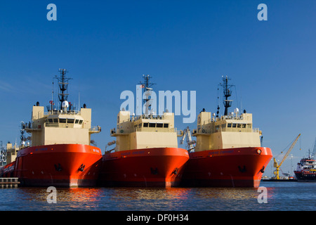 Edison Chouest Offshore (ECO) vessel at Port Fourchon. Laney Chouest ...