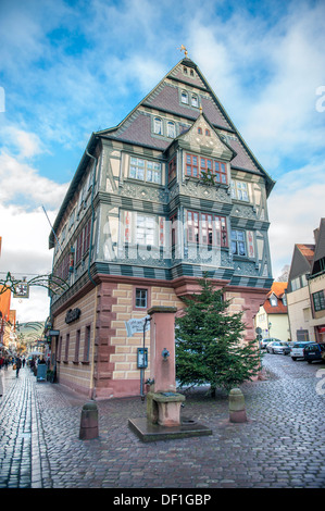 Hotel zum Riesen, Christmas, Miltenberg, Germany Stock Photo - Alamy